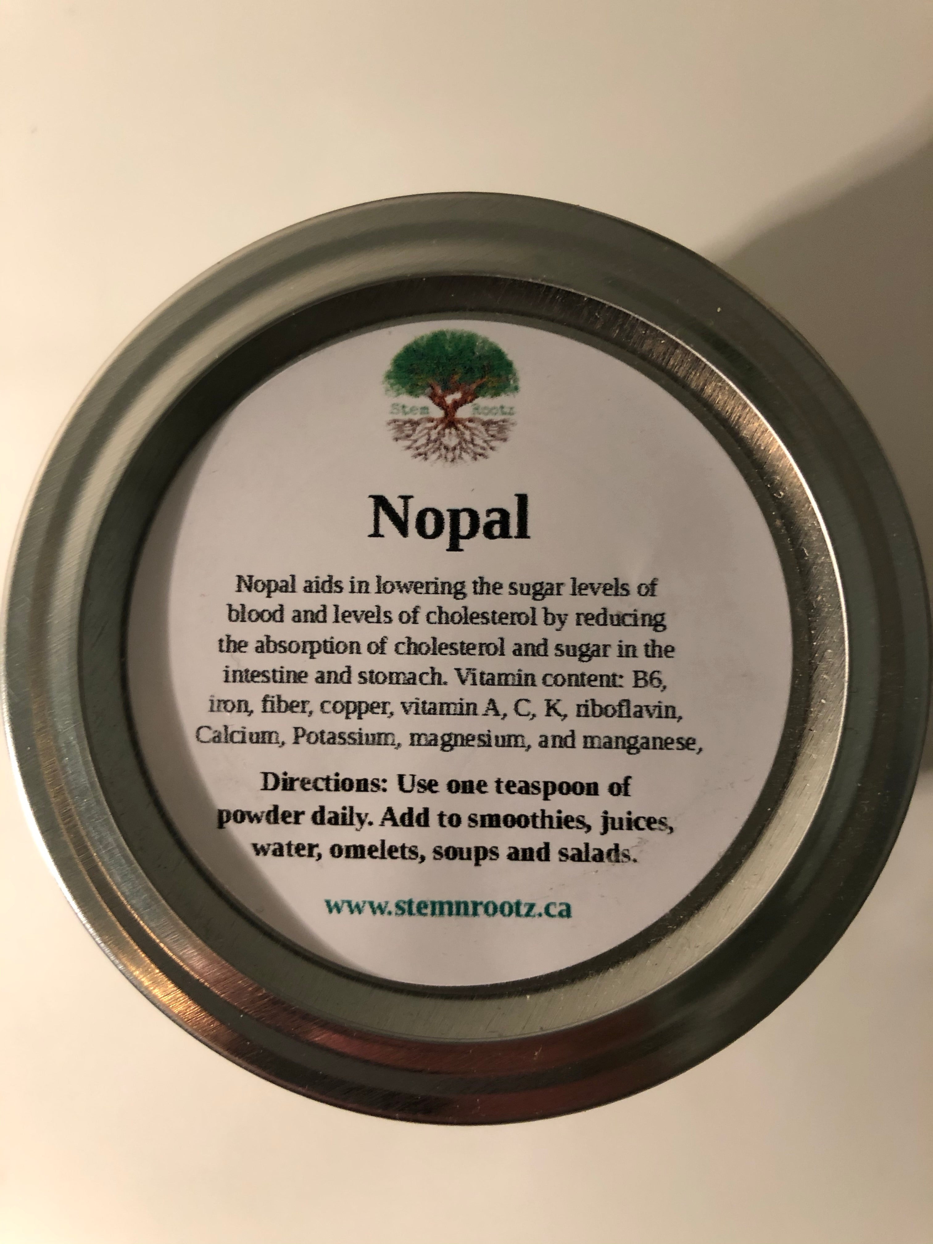 Nopal (Powder 125ml jar) – Stem n Rootz